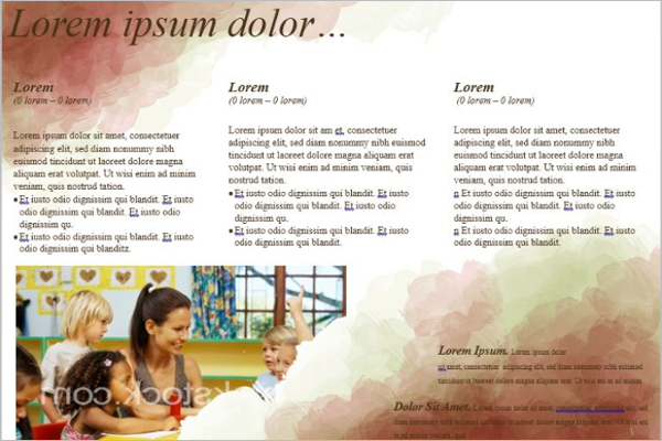 30+ Educational Brochure Templates Free PSD, Word Designs