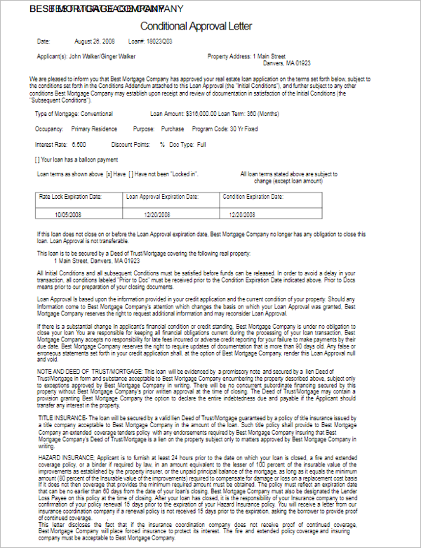 13+ Free Approval Letter Templates PDF, Doc Format Samples