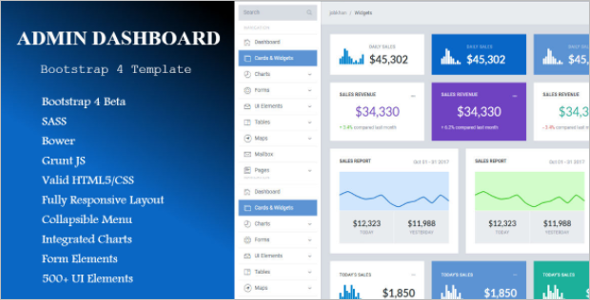 53+ Best Admin HTML5 Templates Free Website Themes