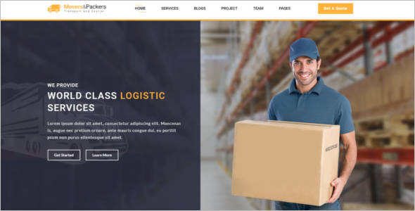28+ Best Logistics HTML5 Templates Free Website Themes