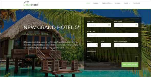 40+ Best Hotel HTML5 Templates Free Website Themes