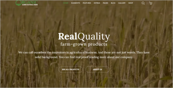 40+ Responsive Agriculture HTML5 Templates Free Website Themes
