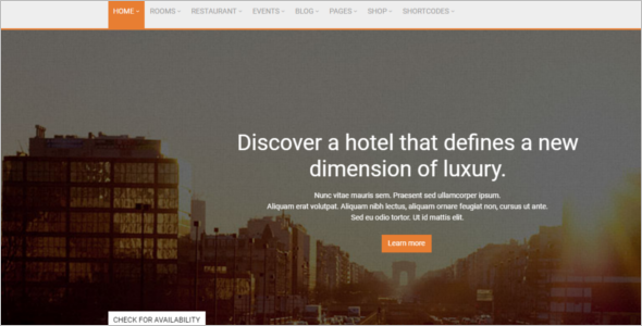 40+ Best Hotel HTML5 Templates Free Website Themes