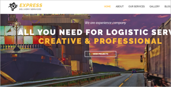 28+ Best Logistics HTML5 Templates Free Website Themes