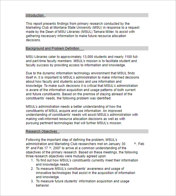 27+ Research Proposal Templates Free Word, PDF Format Examples