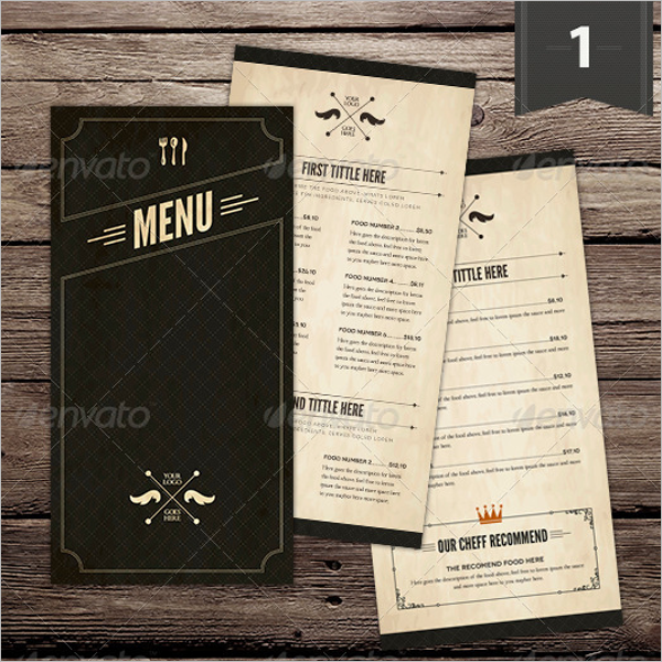 68+ Menu Card Templates Free PSD, Word, Illustrator Designs