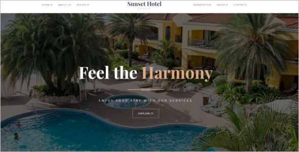 40+ Best Hotel HTML5 Templates Free Website Themes