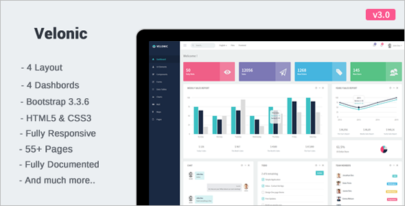 53+ Best Admin HTML5 Templates Free Website Themes