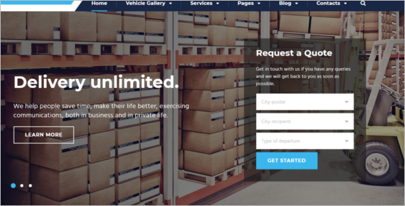 28+ Best Logistics HTML5 Templates Free Website Themes