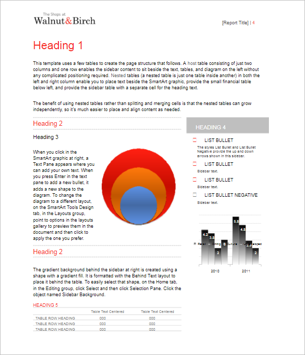 10+ Business Report Templates Free Word, PDF, Excel, Format Samples