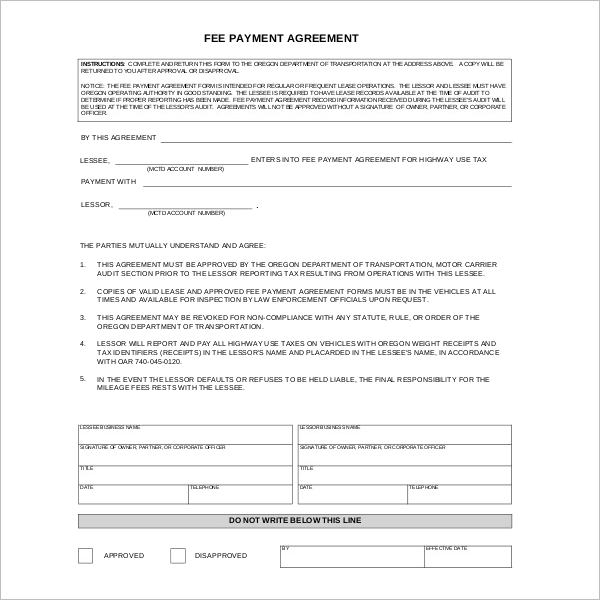 21+ Free Payment Agreement Templates PDF, Word, Doc Formats