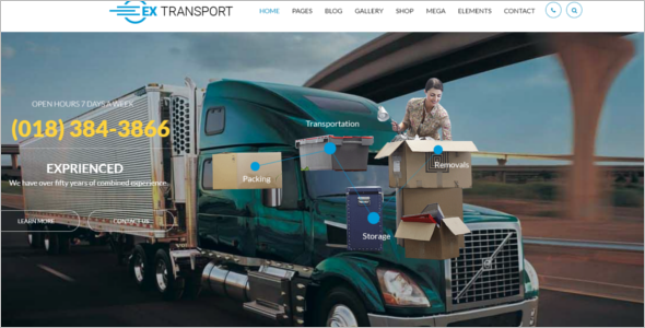 28+ Best Logistics HTML5 Templates Free Website Themes