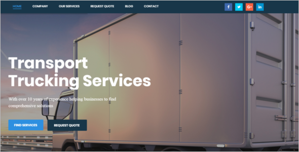 28+ Best Logistics HTML5 Templates Free Website Themes