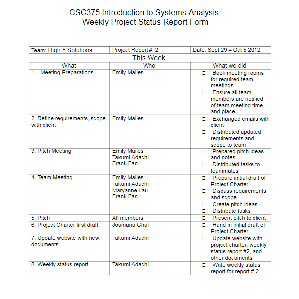 23+ Project Report Templates Free Word, PDF, PPT, Excel Samples