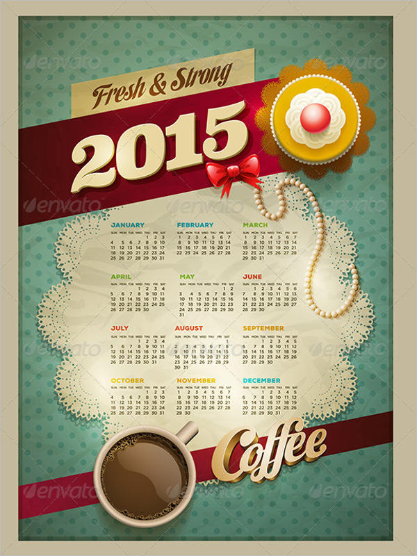 46+ Calendar Design Templates PSD Free Download