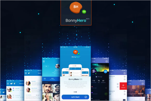 50+ Android App Design Templates Free PSD Download