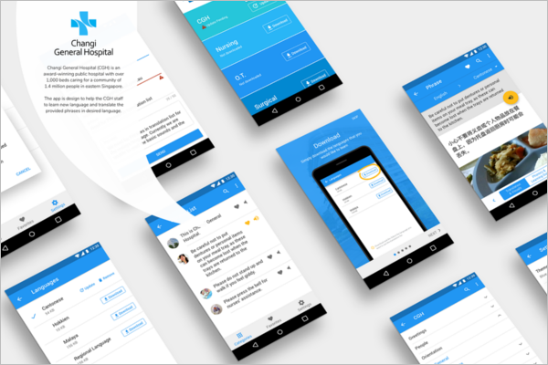 50+ Android App Design Templates Free PSD Download