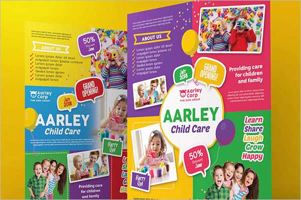 34+ Daycare Flyer Templates Free Example Design Ideas