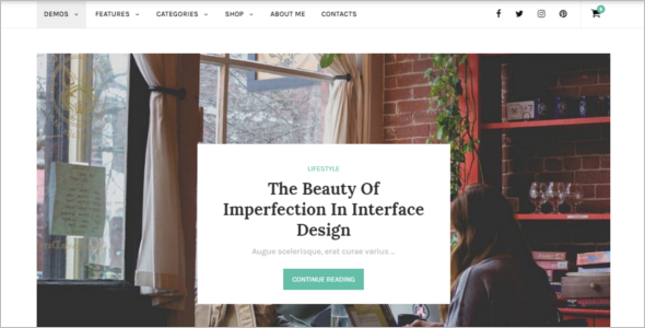 50+ Blog Design Templates PSD Free Website Themes | Creativetemplate
