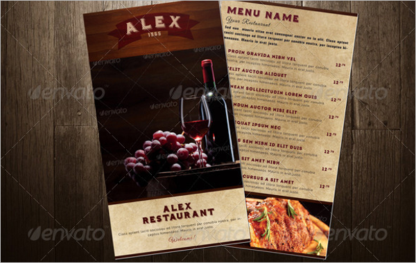 54+ Bar Menu Templates Free PSD, Word, PDF Design Ideas Download