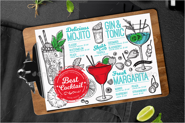 54+ Bar Menu Templates Free PSD, Word, PDF Design Ideas Download