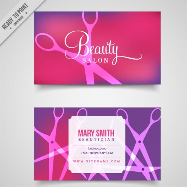 40+ Beauty Business Card Templates Free Design Ideas