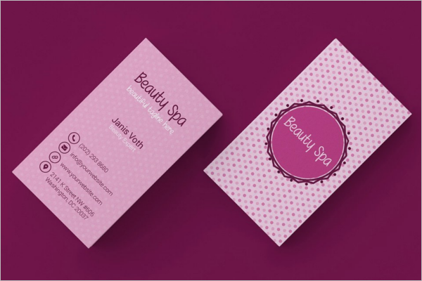 40+ Beauty Business Card Templates Free Design Ideas