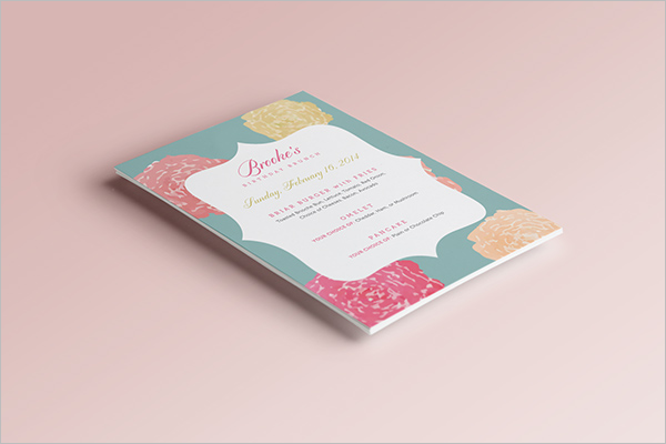37+ Birthday Menu Card Templates Free PSD, Word Design Ideas