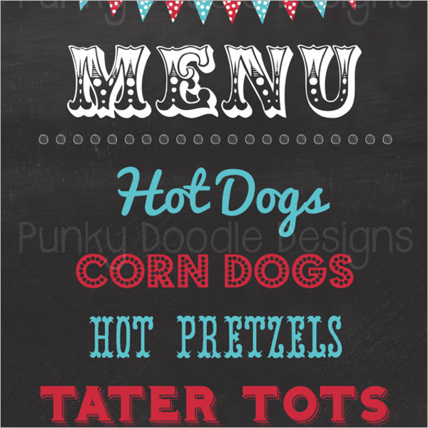 37+ Birthday Menu Card Templates Free PSD, Word Design Ideas