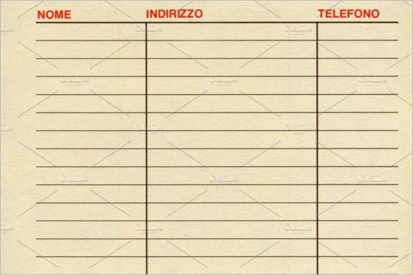 30+ Address Book Templates Free Word, Excel, PDF Designs