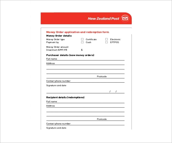 12+ Money Order Forms Free PDF Download Formats