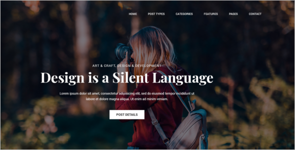 50+ Blog Design Templates PSD Free Website Themes | Creativetemplate