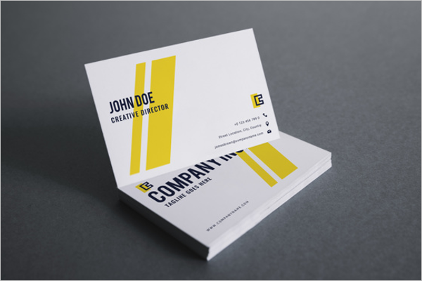 44+ Yellow Business Card Templates Free PSD, Vector Designs