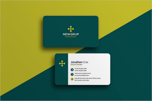 44+ Yellow Business Card Templates Free PSD, Vector Designs
