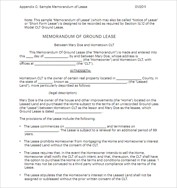 75+ Lease Templates Free Word, PDF, Doc Formats Download