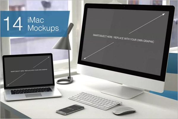 53+ Computer Mockup PSD Templates Free Mockups Designs