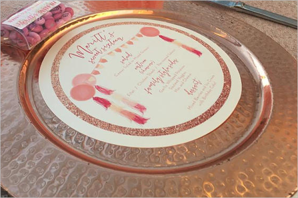 37+ Birthday Menu Card Templates Free PSD, Word Design Ideas