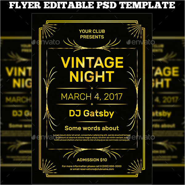 42+ Vintage Flyer Templates Free Word, PSD Designs
