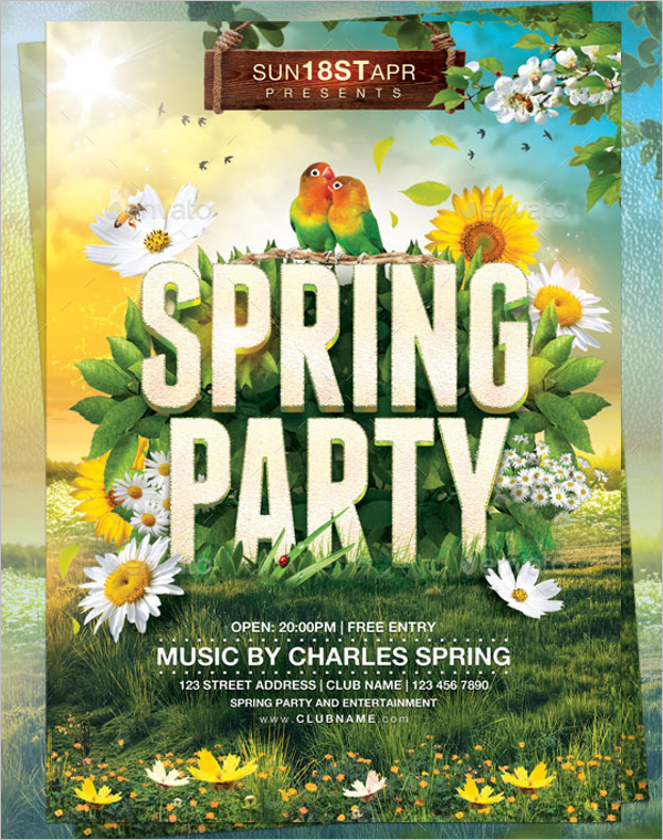 43+ Spring Flyer Templates Free PSD, Word Design ideas