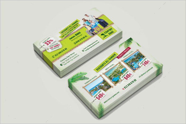 27+ Travel Business Card Templates Free PSD Designs