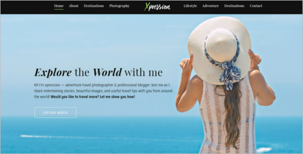 50+ Blog Design Templates PSD Free Website Themes | Creativetemplate