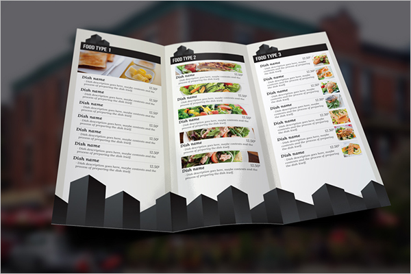 46+ Tri-Fold Menu Templates Free Word, PSD Designs
