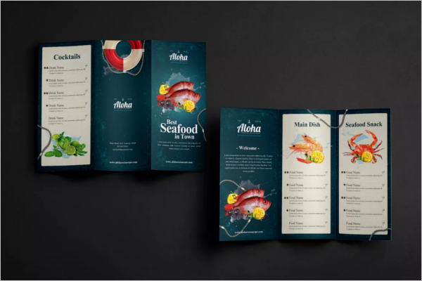 46+ Tri-Fold Menu Templates Free Word, PSD Designs