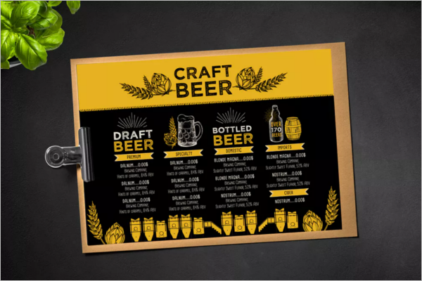 54+ Bar Menu Templates Free PSD, Word, PDF Design Ideas Download
