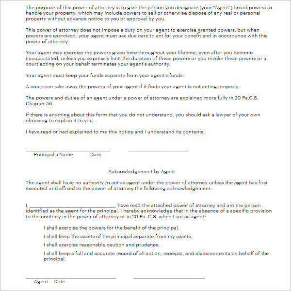 22+ Free Power Of Attorney Forms PDF, Word Formats