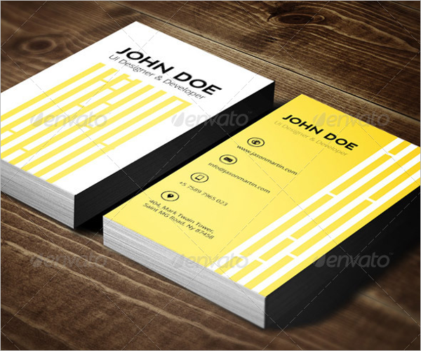 44+ Yellow Business Card Templates Free PSD, Vector Designs
