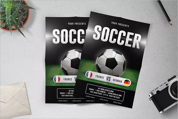 54+ Soccer Flyer Templates Free PSD, Word Design Ideas