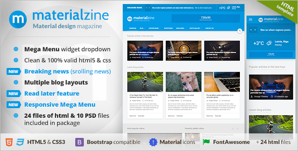 50+ Blog Design Templates PSD Free Website Themes | Creativetemplate