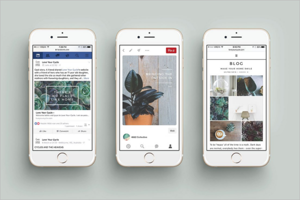 32+ Social Media Mockup Templates Free PSD Designs