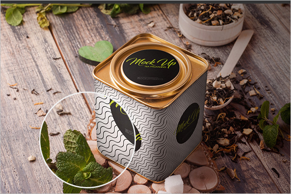 25+ Tea Packaging Mockups PSD Free Design Templates